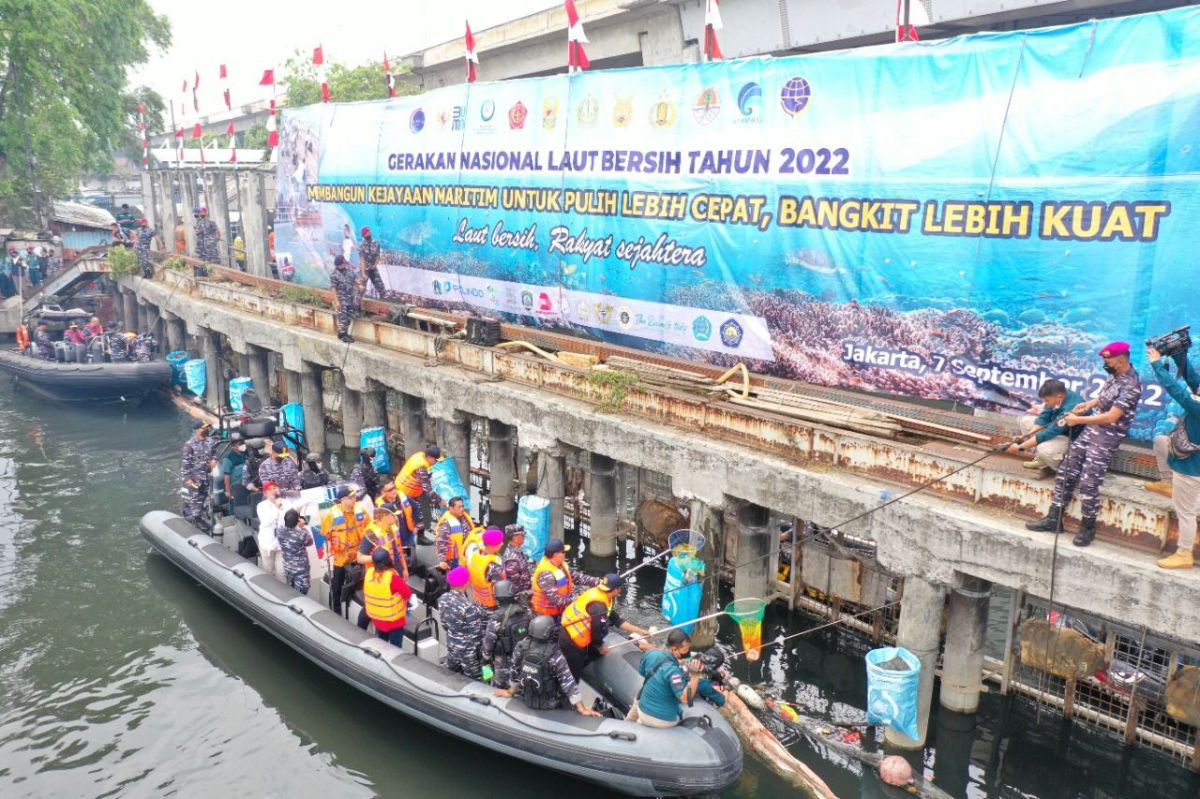 Kolinlamil Jadi Pusat Kegiatan Gerakan Nasional Laut Bersih Serentak