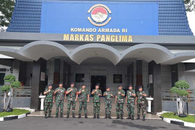 Tingkatkan Sinergitas Pangkolinlamil Berkunjung Ke Koarmada RI