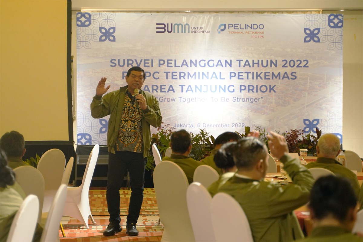 IPC Terminal Petikemas Melaksanakan Survei Pelanggan Tahun 2022