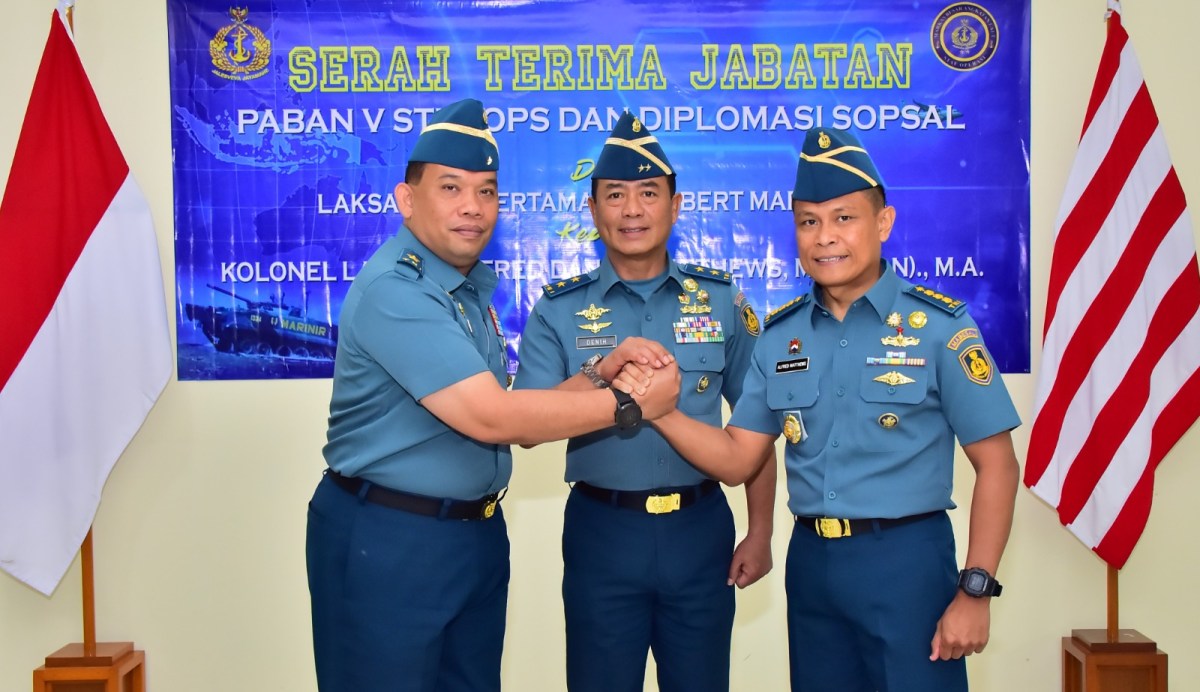 Asops Kasal Pimpin Serah Terima Jabatan Jajaran Staf Operasi TNI AL