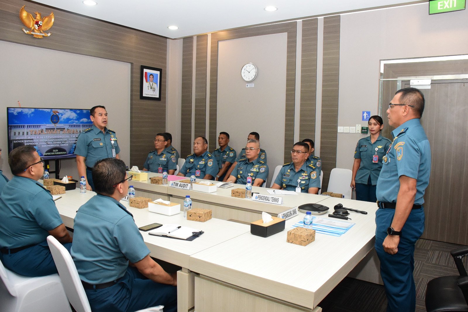 Inspektur Pushidrosal Buka Taklimat Awal Audit Kinerja Satker Jajaran ...