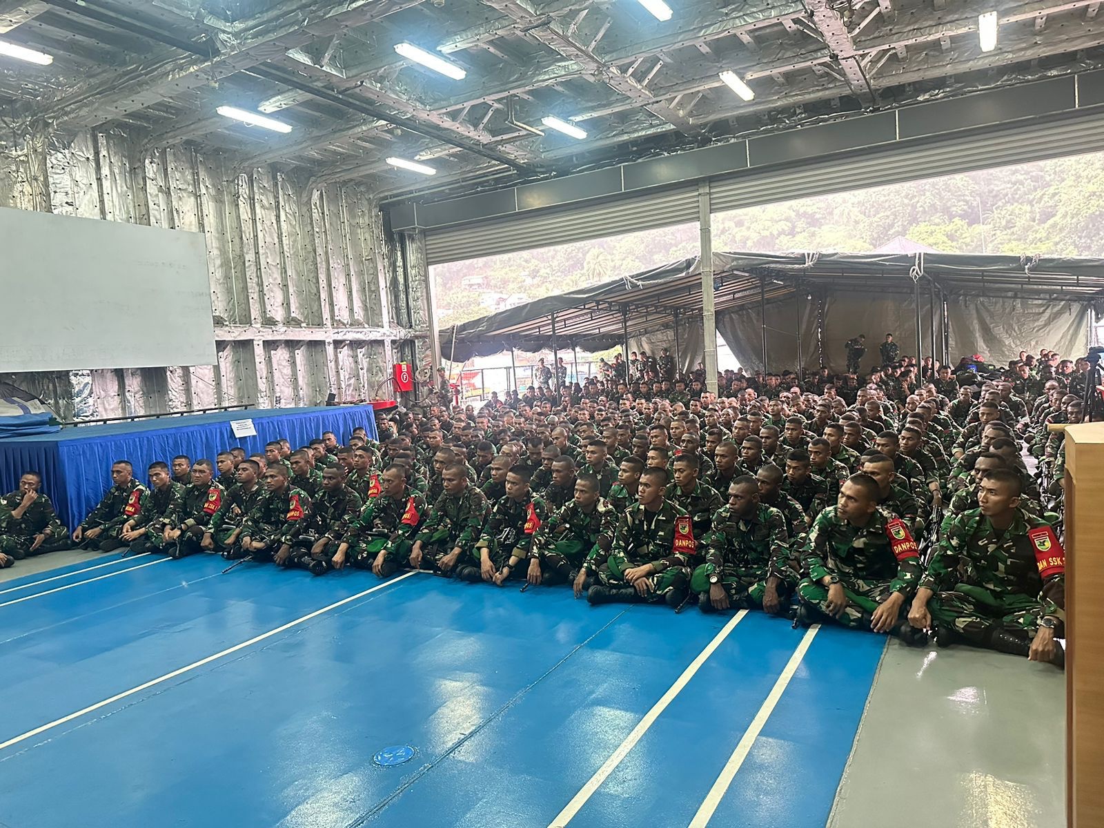 KRI Teluk Youtefa-522 Kembali Mendukung Operasi Trisula Jaya-24 Lat ...