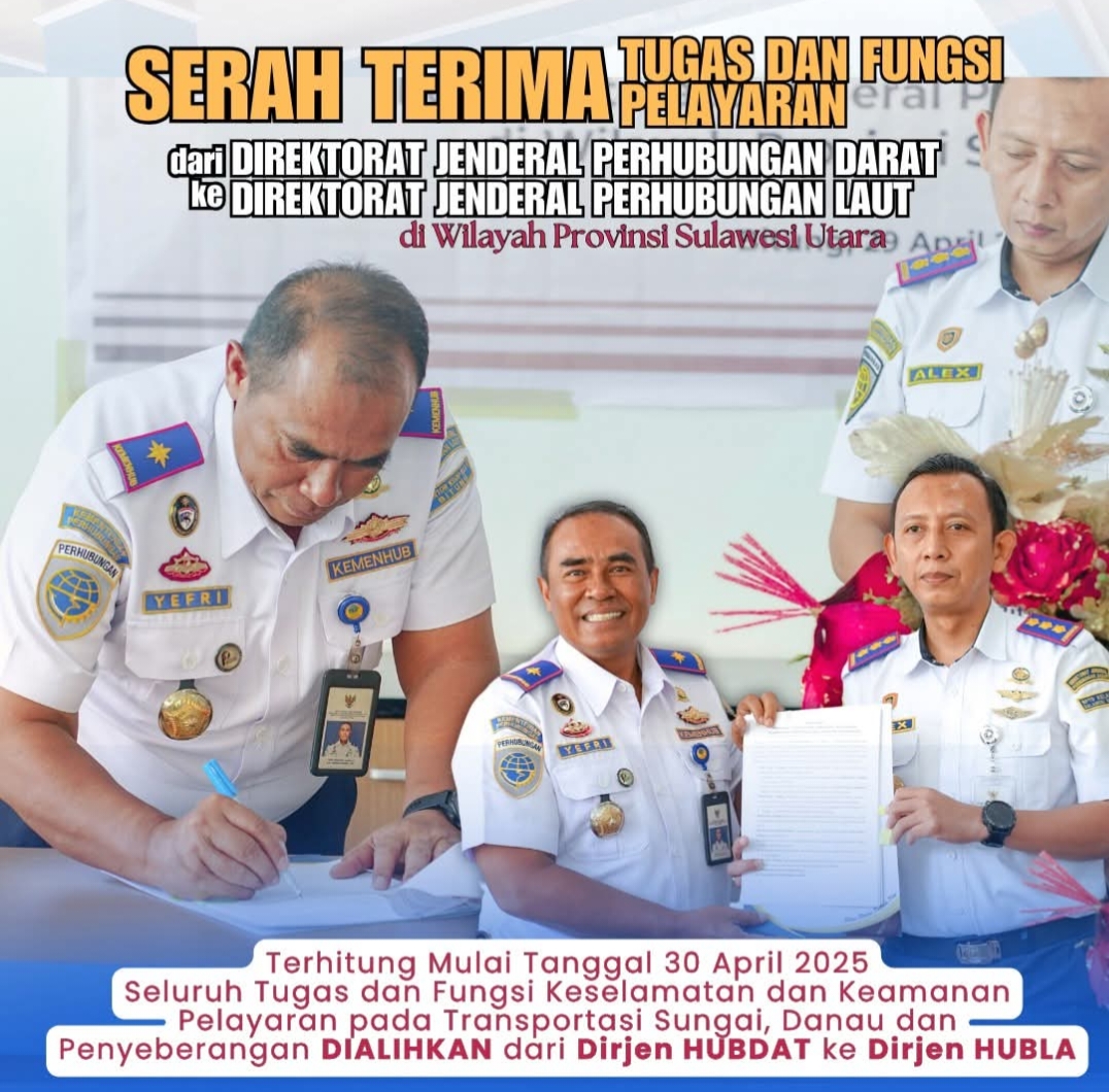 Pengalihan Tugas dan Fungsi Pelayaran dari Ditjen HUBDAT ke Ditjen HUBLA